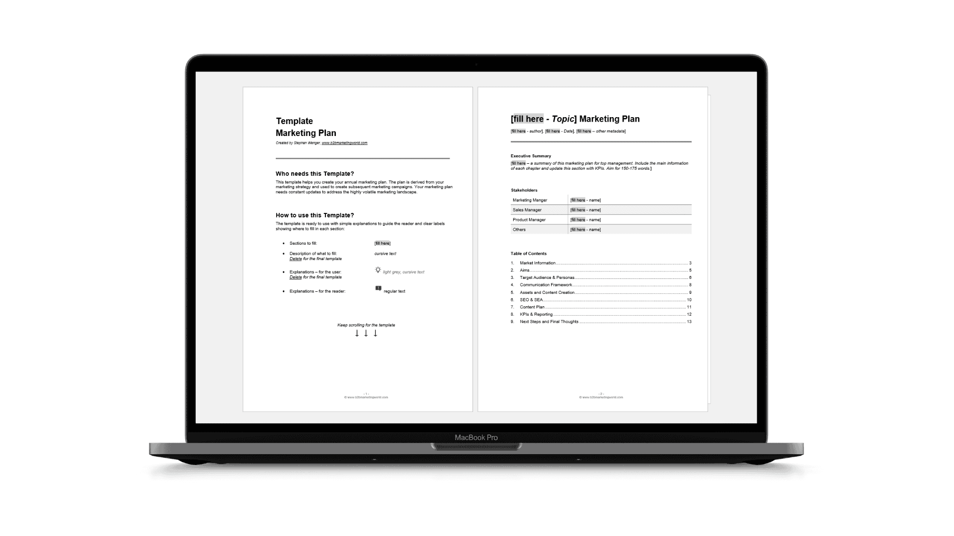 2025 B2B Marketing Templates [Free Download]