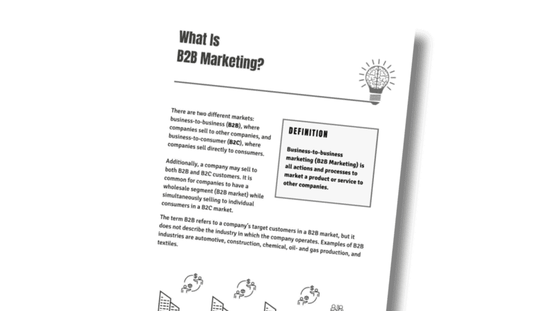 B2B Marketing Infographic [Download for Free]